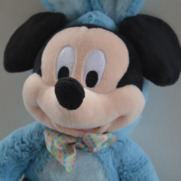 Disney | Accessories | Disney Mickey Mouse Blue Bunny Rabbit Plush Doll ...
